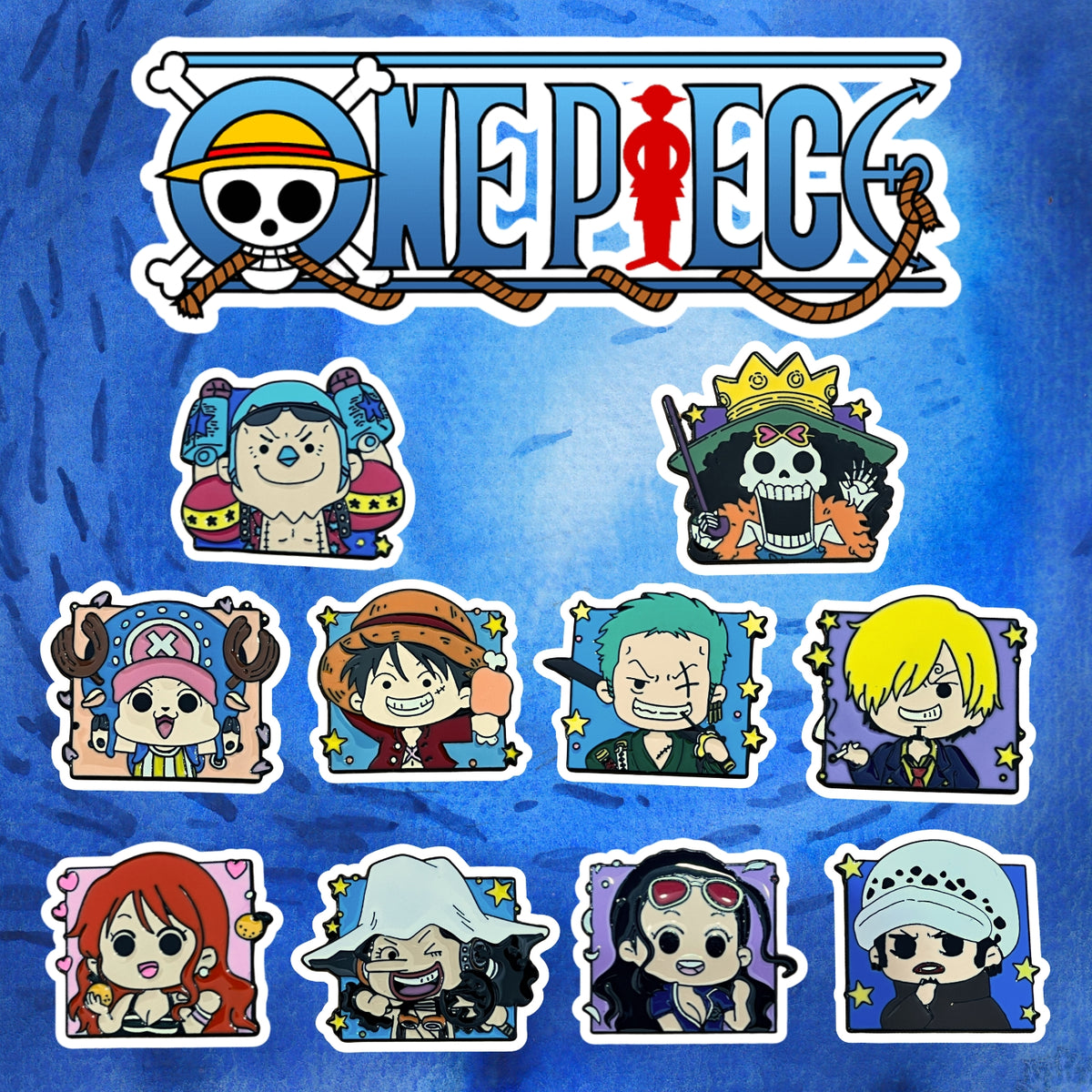 Gashapon Pines Metal One Piece — Shin Sekai Manga & Comics
