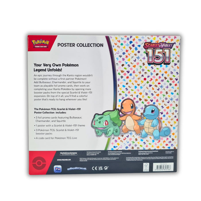 (Ingles) Pókemon TCG Poster Collection 151 (Edición 151) (ingles ...
