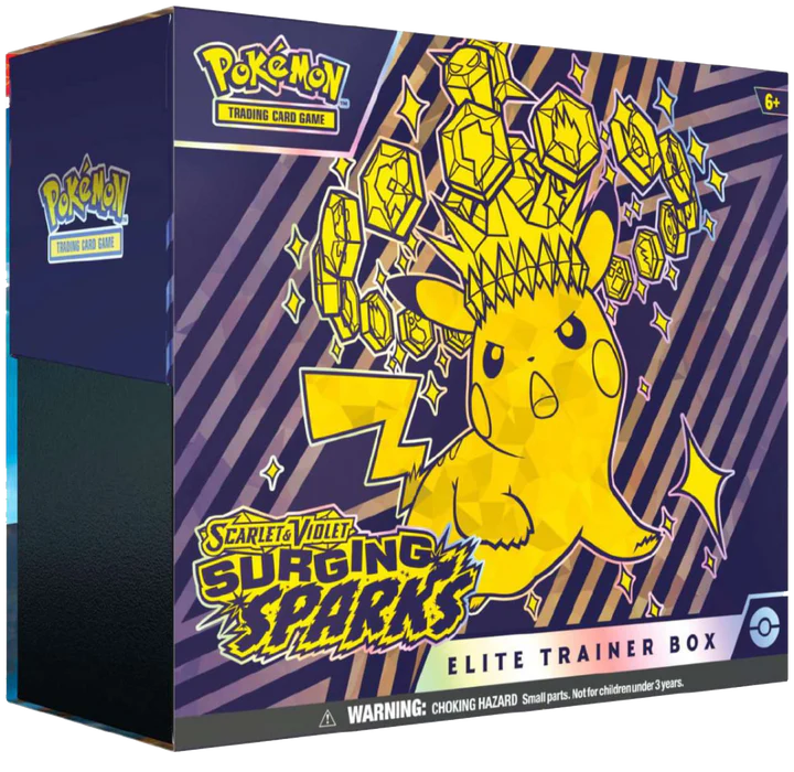 Pokémon TCG: Surging Sparks ETB Elite Trainer Box (INGLES) — Shin Sekai Manga & Comics