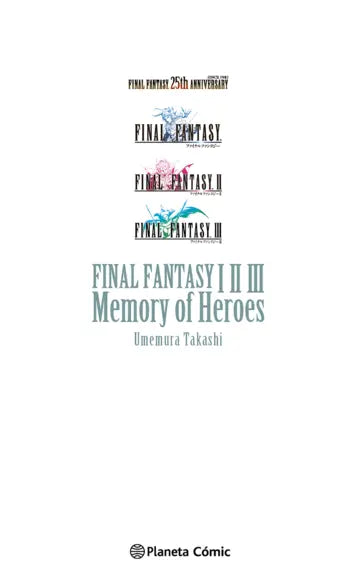 Final Fantasy 1,2,3 (Novela) — Shin Sekai Manga & Comics