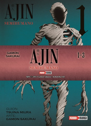 Ajin PACK 1-3 (INCLUYE #1,#2,#3) — Shin Sekai Manga & Comics